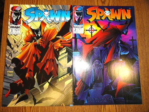 Spawn #2 3 Todd McFarlane Key Set 1st Violator Terry Fitzgerald Image ...