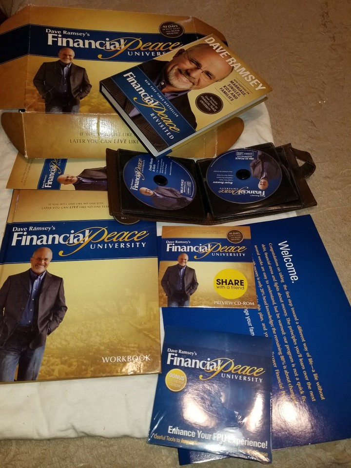 Dave Ramsey financial peace university kit used | eBay