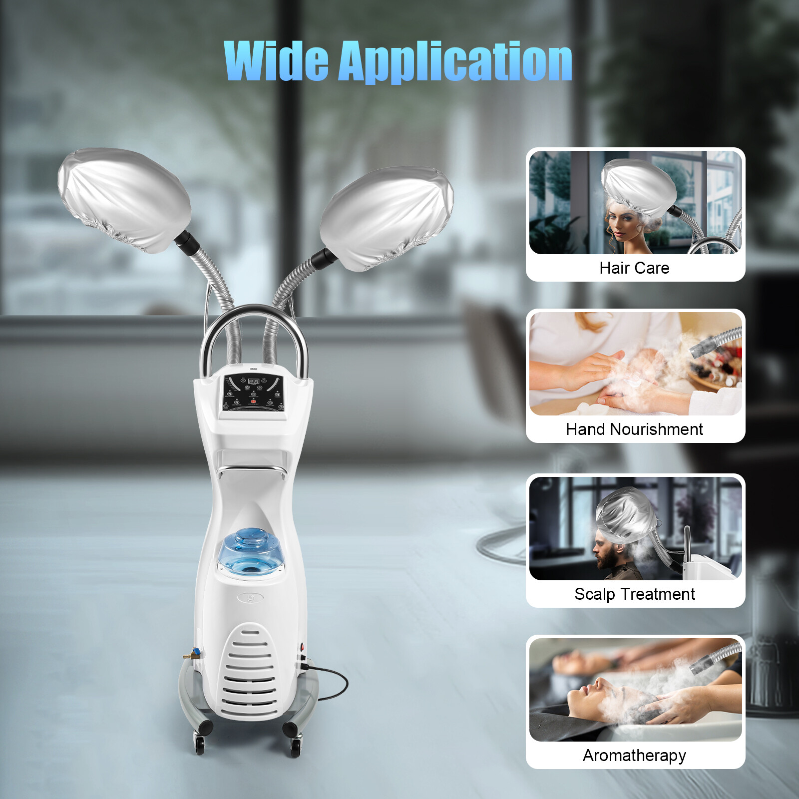 hair spa steamer ozone salon hair processor micro mist salon smart perm ...
