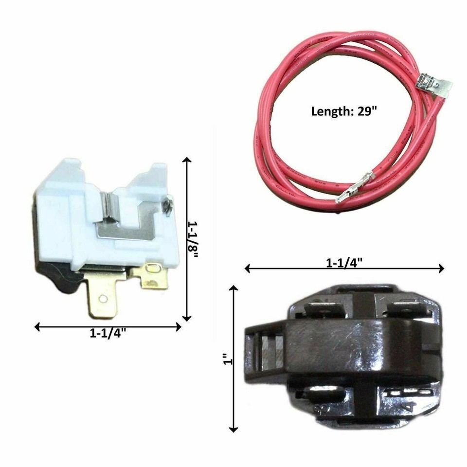 4387535 Refrigerator Relay and Overload for Whirlpool Kenmore ...