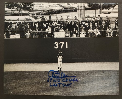 CLEON JONES Autograph Signed Baseball 8x10 Photo Last Out 1969 World ...