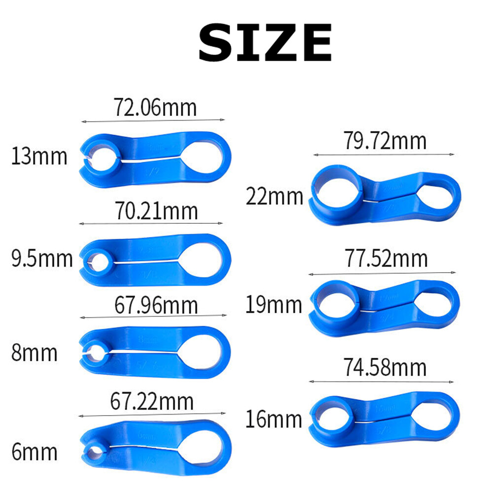 7pcs AC Fuel Line Disconnect Tool Quick Angled Disconnect Tool Set 7 ...