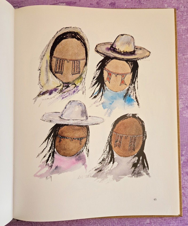 The Seri Indians by Ted De Grazia HC DJ 1970 Tiburon Island Gulf of CA ...