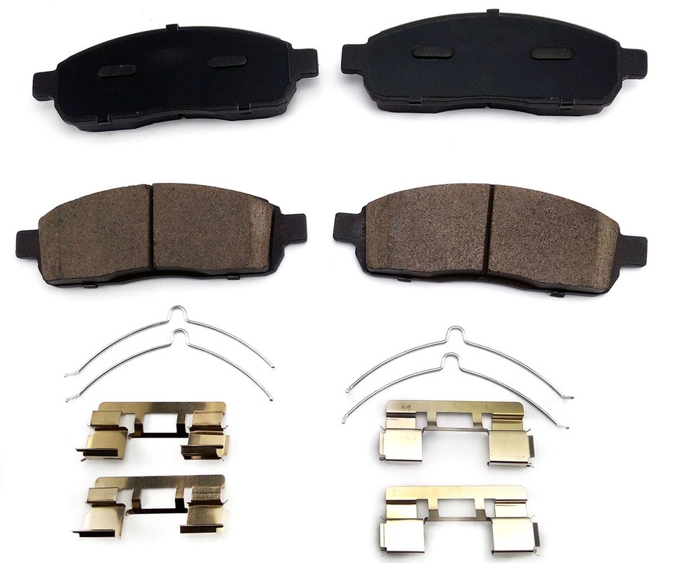 Front Drilled Brake Rotors and Ceramic Pads for 2004 - 2007 2008 Ford F ...