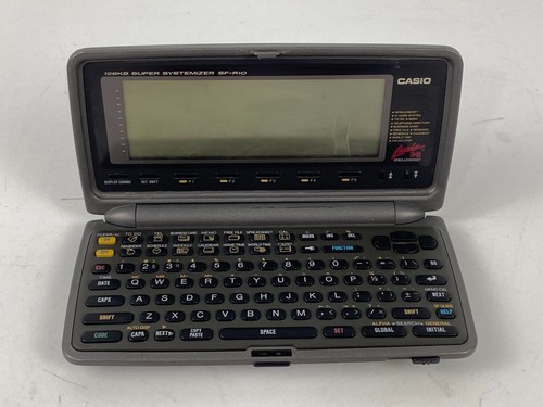 VINTAGE CASIO DIGITAL DIARY SF -R10 128K BYTES | eBay