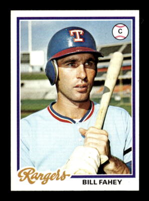 1978 Topps #388 Bill Fahey Texas Rangers NM-MT Baseball Card *E172 | eBay