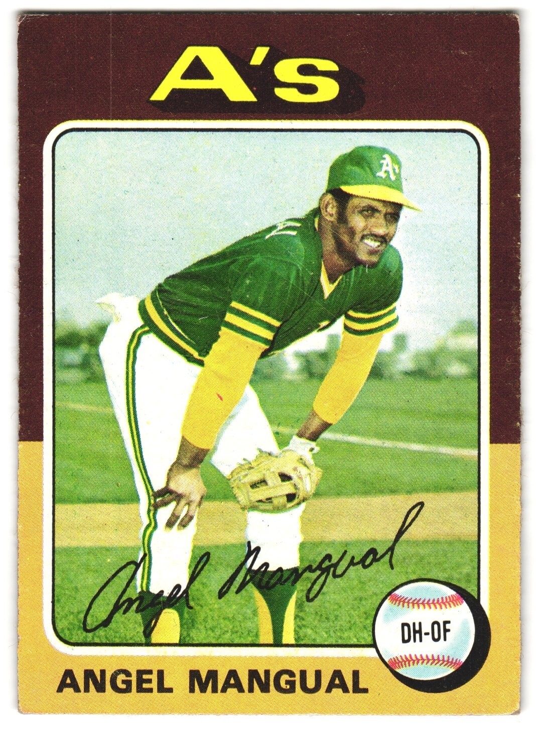 Angel Mangual 1975 Topps ML Baseball Card # 452 | eBay