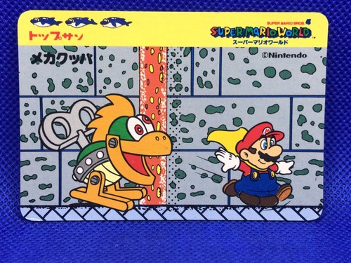 Mecha-Koopa Mario Super Mario World Mario bros Card Topsun Nintendo ...