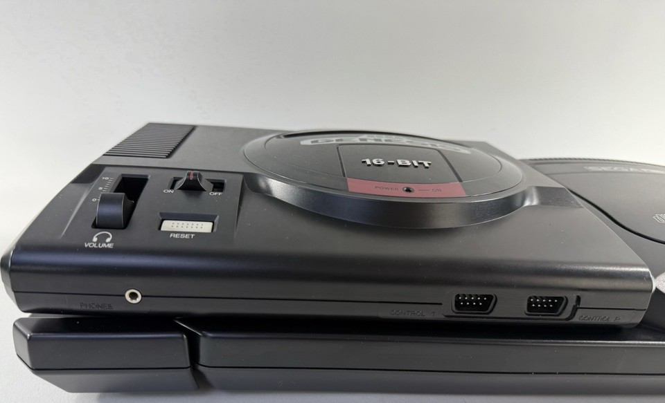 Sega Genesis Model 1 & Sega CD Model 2 with Controller and Accessories ...
