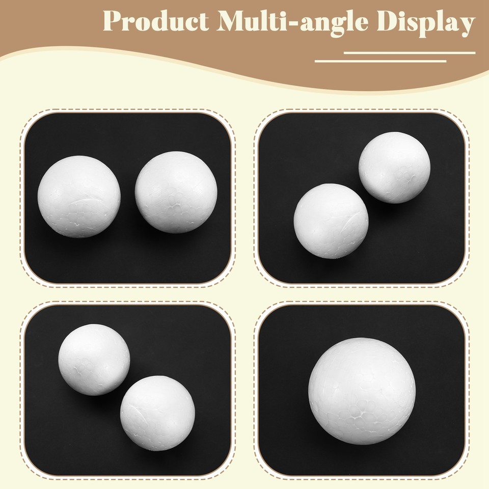 10 x Modelling Craft Polystyrene Foam Sphere9823 | eBay UK