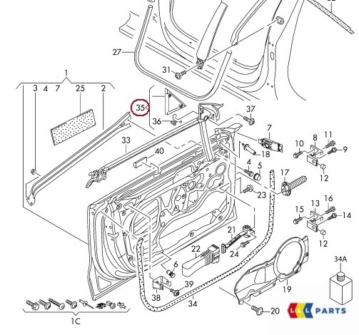 Audi 4G8837637A Genuine OEM Corner Trim for sale online | eBay