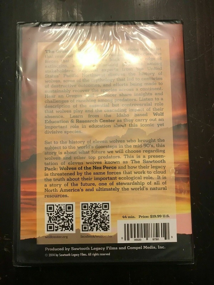 THE GREAT WOLF DIVIDE DVD A PREDATOR'S DILEMMA BRAND NEW SEALED | eBay