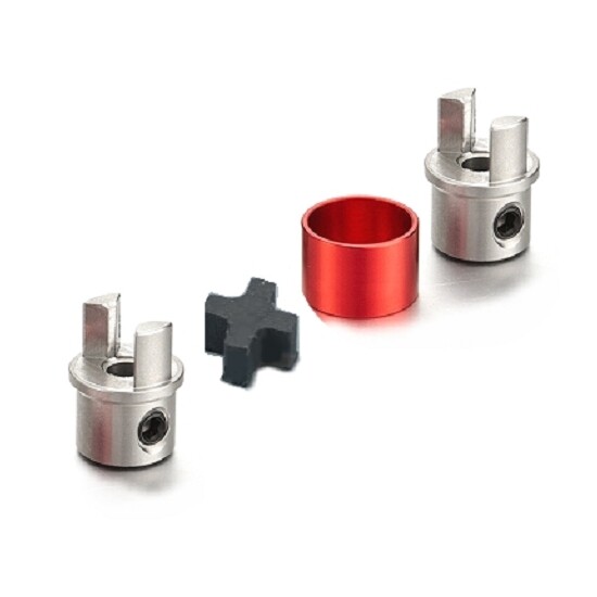 1x Elastic Coupling Universal Joint 4mm x 4mm Coupler for RC Boat MONO ...