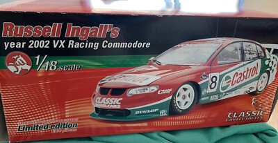 2002 #8 VX CASTROL COMMODORE- RUSSELL INGALL - 1:18 Carlectables | eBay