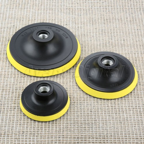 Car Polishing Buffing Pad Hook Loop Backer Plate Backing 3" 4"5" 75 ...