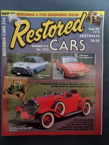 Restored Cars Magazine Issue No. 214 Sept - Oct 2012 FREEPOST IN ...