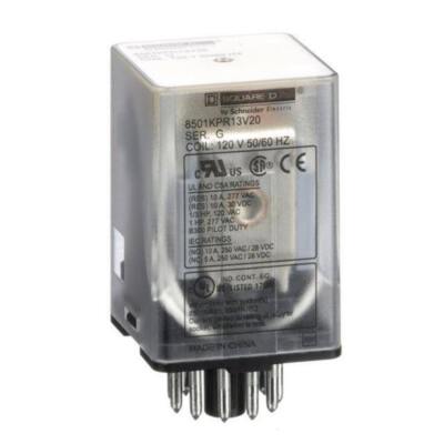 Schneider Electric, 8501KPR13V20, Plug in relay, Type KP, tubular - NEW ...