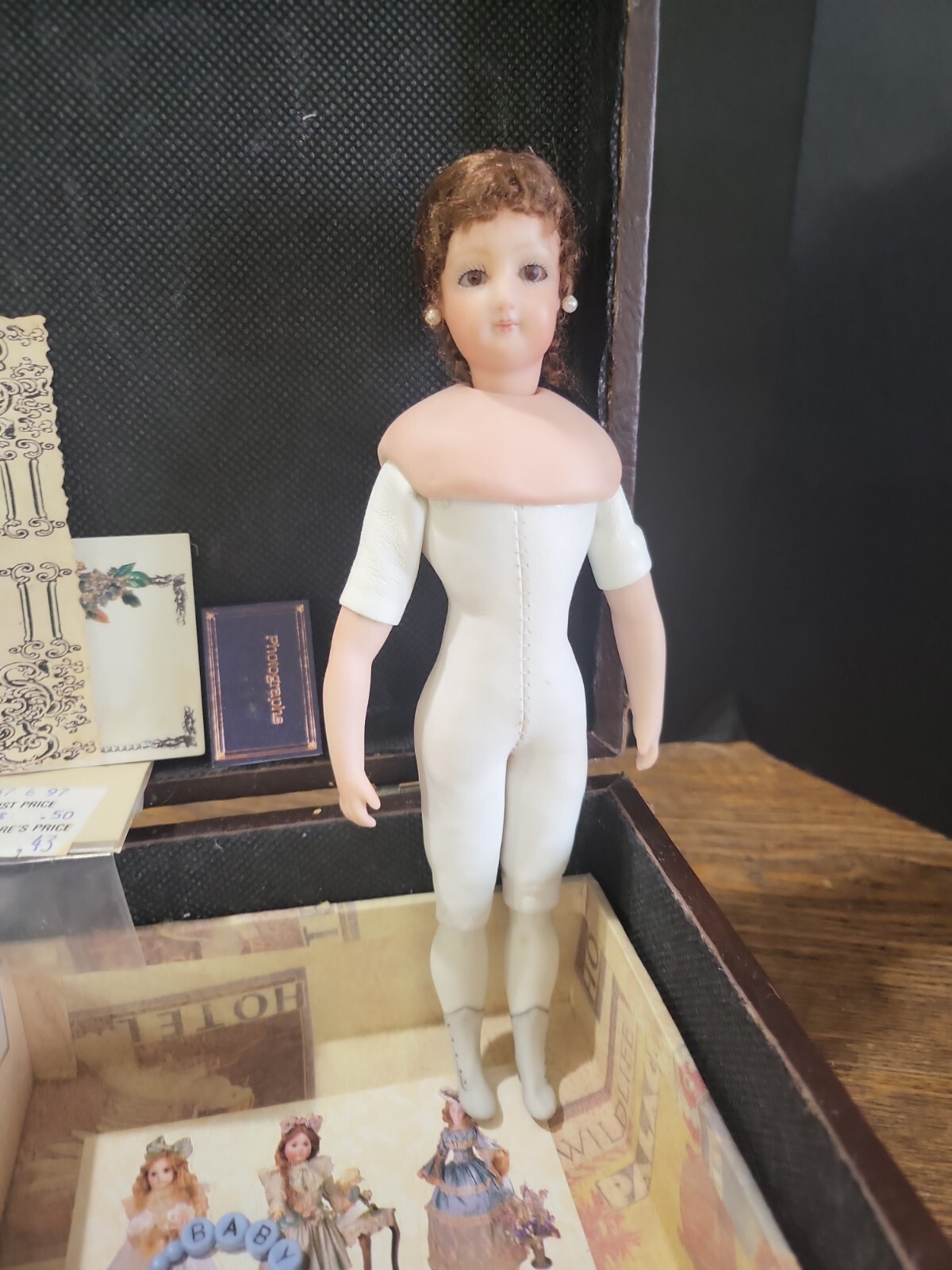 Artist Cathy Hansen 7 3/4" Bisque La Poupee Modele Bisque Fashion Doll ...