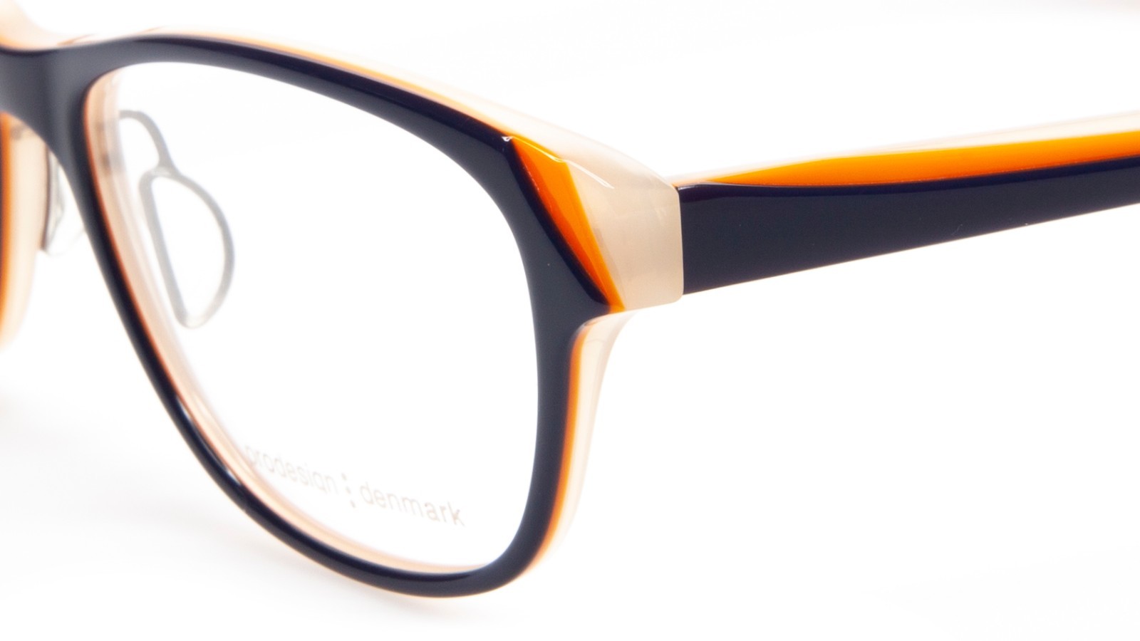 NEW PRODESIGN DENMARK 1766-1 c.9022 DARK BLUE EYEGLASSES 52-16-135 ...