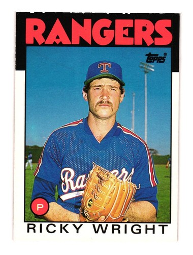 1986 Topps Traded #129T Ricky Wright Texas Rangers | eBay