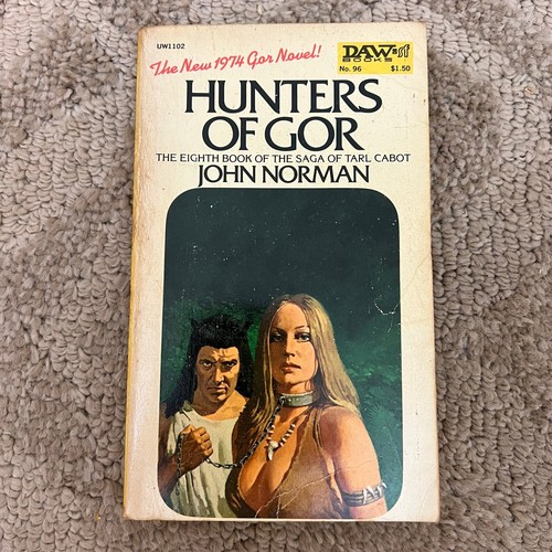 Hunters of Gor Fantasy Paperback Book by John Norman from Daw Books ...