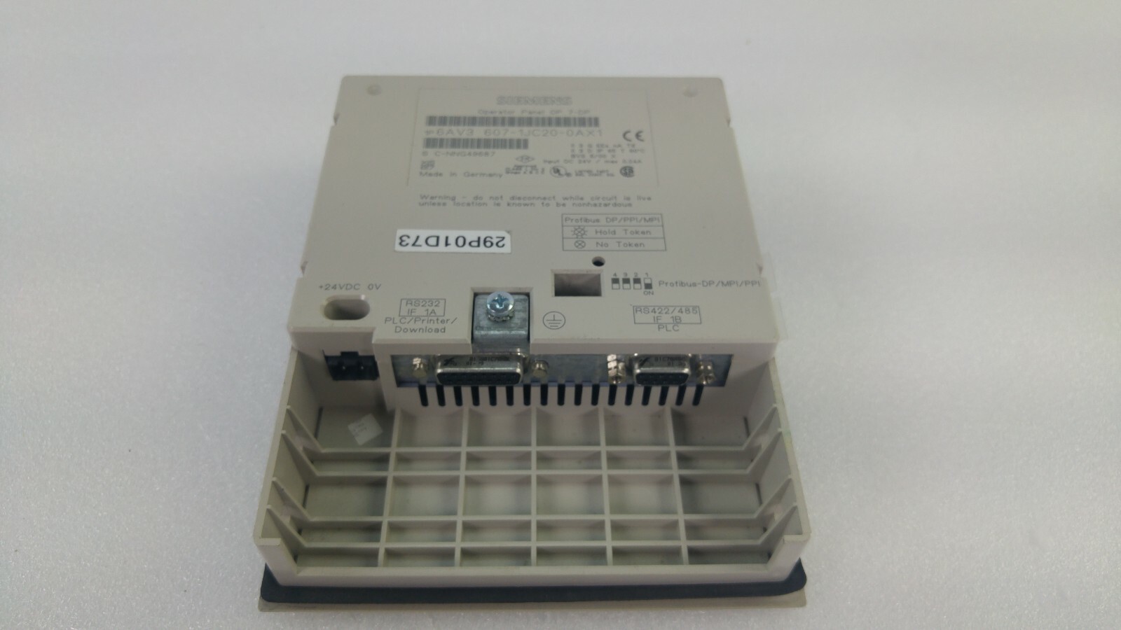 SIEMENS SIMATIC OP7 6AV3 607-1JC20-0AX1 OPERATOR PANEL OP 7-DP | eBay