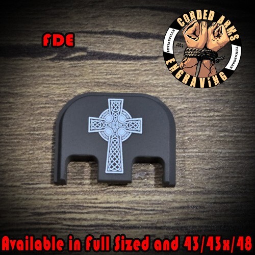 Celtic Cross - Glock Rear Slide Plate Back Plate for Full Sized Glocks ...