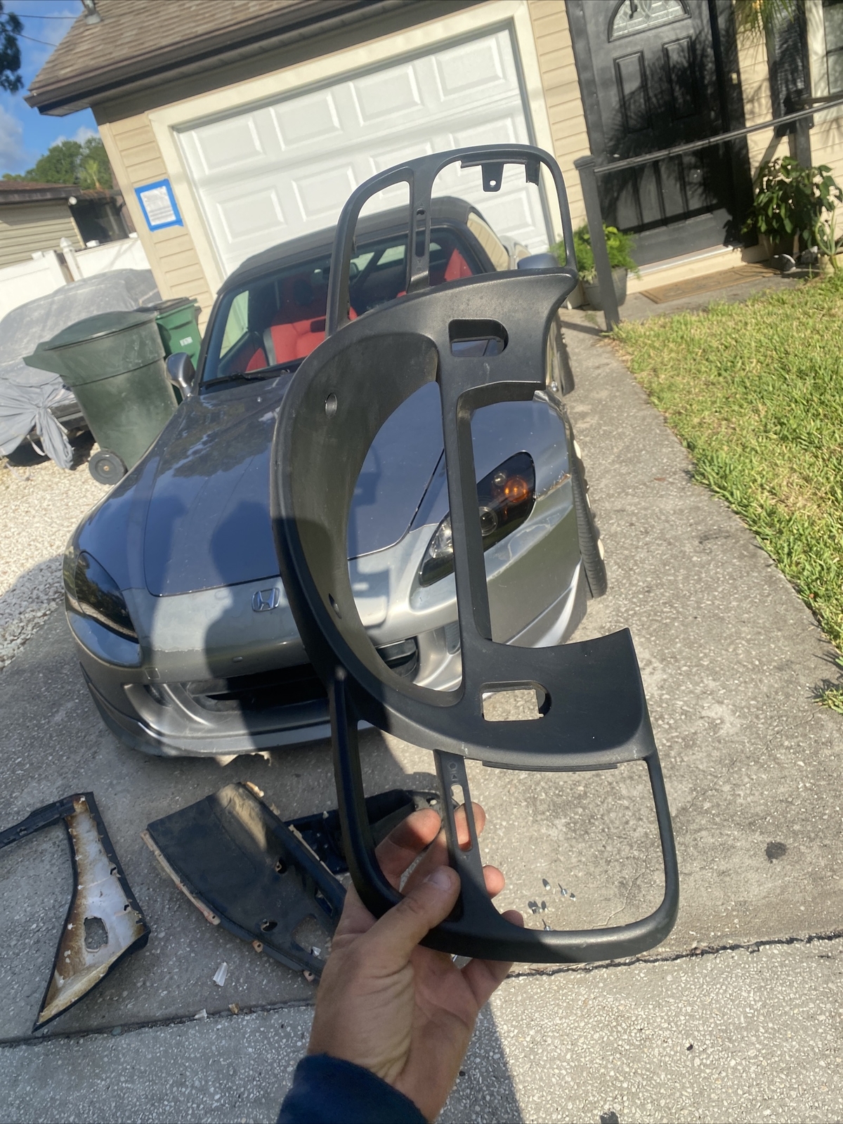 Honda S2000 Black Gauge Cluster Bezel Trim Cover Surround Genuine Oem ...