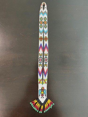 Vintage 60's Native American Thunderbird Beaded Necklace | eBay