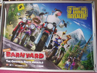 Cinema Poster: BARNYARD 2006 (Bikes Quad) Courteney Cox Danny Glover | eBay