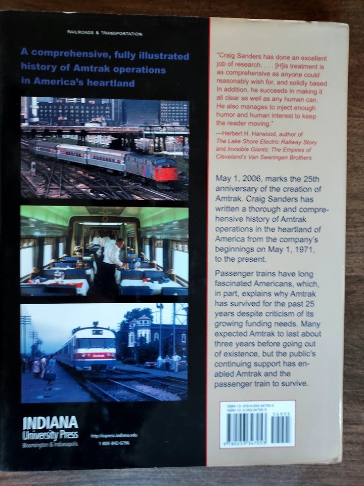 Amtrak in the Heartland by Craig Sanders with dust jacket | eBay