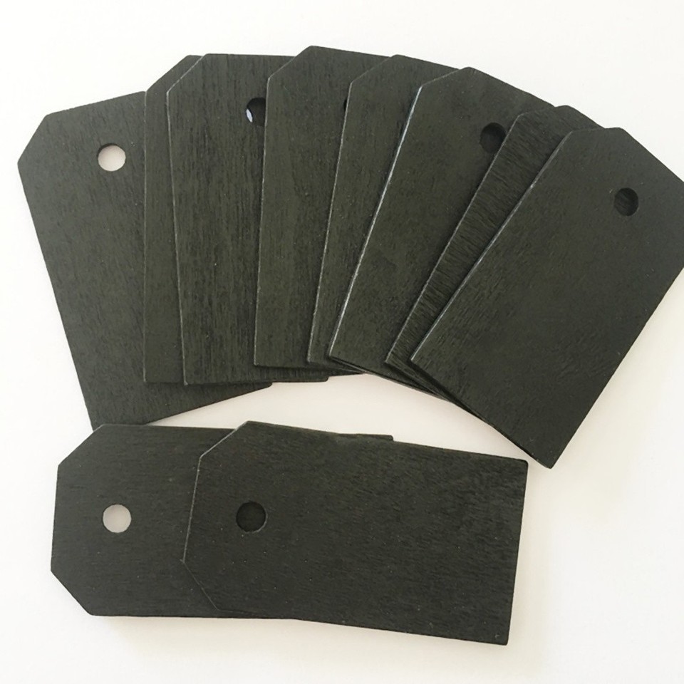 40 Pcs Wood Square Photo Booth Props Mini Wooden Chips Decor DIY Slices ...