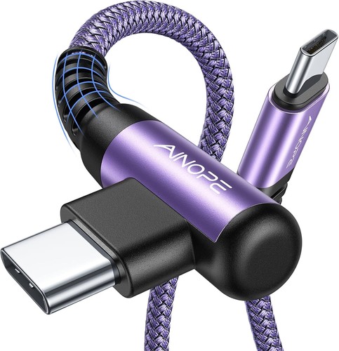 60W USB C Fast Charging Cable 2 Pack Purple | eBay