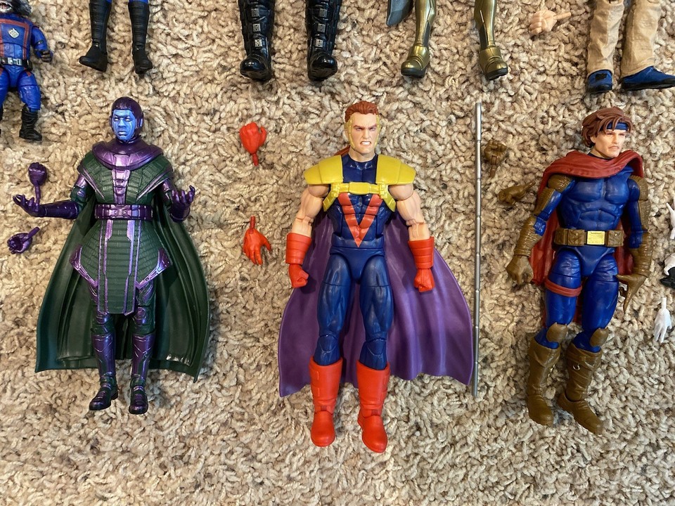 Marvel Legends Action Figure Lot. X-men Guardians Of The Galaxy Customs ...