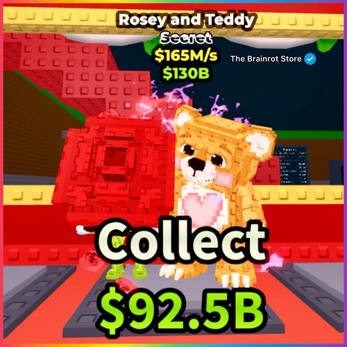 Rosey and Teddy / 🌹🧸 ULTRA RARE Steal a Brainrot🔥ROBLOX | eBay