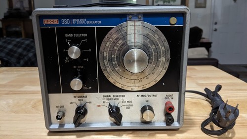 EICO 330 Solid State RF Signal Generator Working | eBay