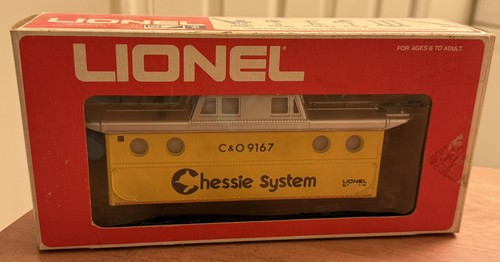 Vintage Lionel C&O 6-9167 Chessie Lighted Caboose With Original Box | eBay