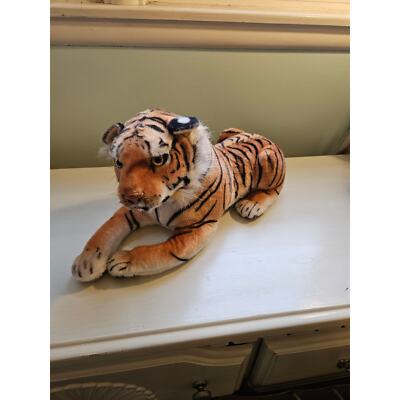 Tiger Tale Toys realistic tiger plush 16in | eBay