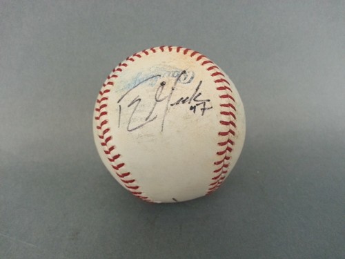 Vtg MLB Signed Baseball Autograph Evan Meek 47 Bradenton Fl Pittsburgh ...