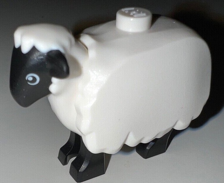 New Lego Sheep Sheared Lamb White Shepherd Your Choice Animal | eBay