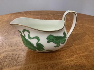 Wedgwood Green Chinese Tigers Williamsburg Restoration bone china ...
