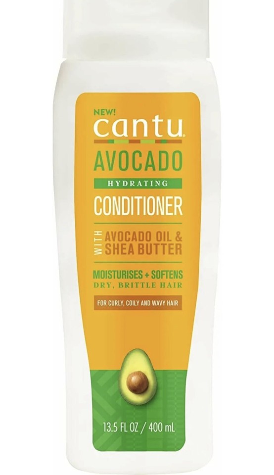 Cantu Avocado Sulfate Free Shampoo + Conditioner Avocado Oil Shea ...