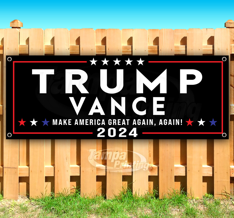 TRUMP VANCE 2024 MAGA FJB Banner Flag Sign Vinyl SB00072 | eBay