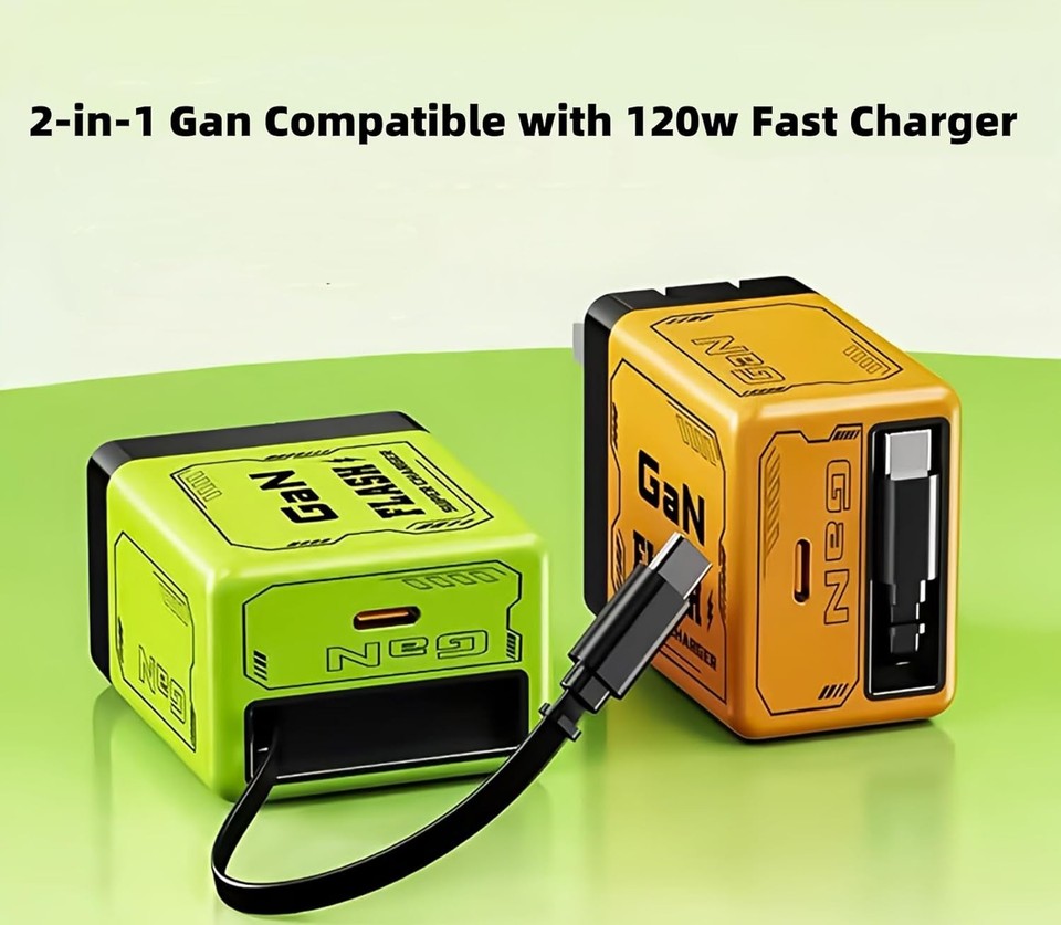2-In-1 GaN Charger Scalable 120W Max Fast Charger Module With Type C ...