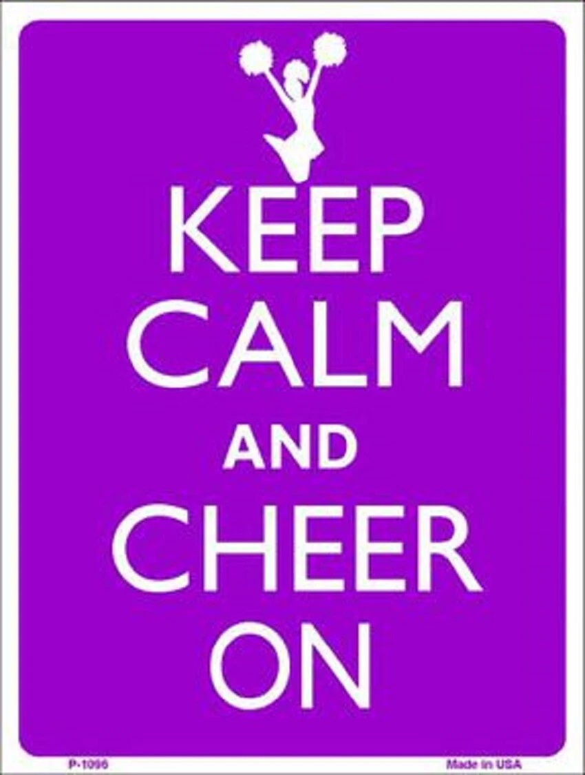 Keep Calm And Cheer On Wallpaper