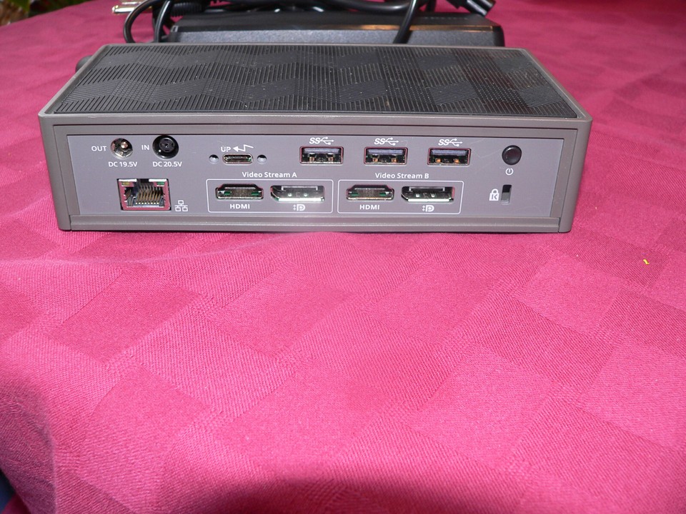 Targus Dock 190 USB-C Universal 4K Docking Station with Power Adapter ...