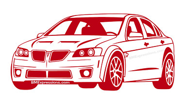 Pontiac G8 GT GXP Vinyl Decal Your Color Choice Sticker | eBay