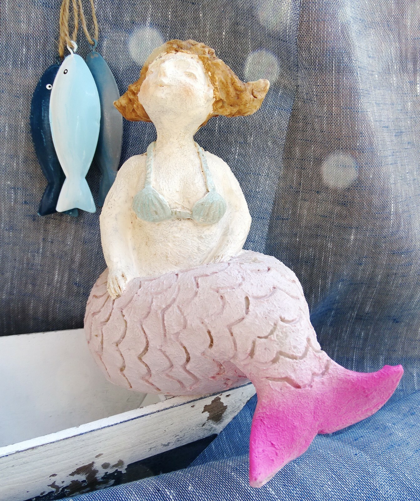 Deko-Figur "Nixe CrivA" Meerjungfrau mit Kurven Auswahl Sommer Meer ...