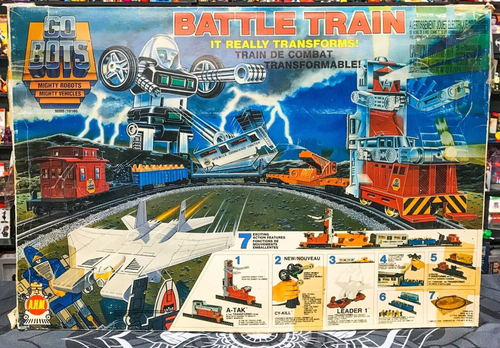 1985 Vintage GoBots Battle Train RC Robot Toy Boxed 99% Complete Rare A ...