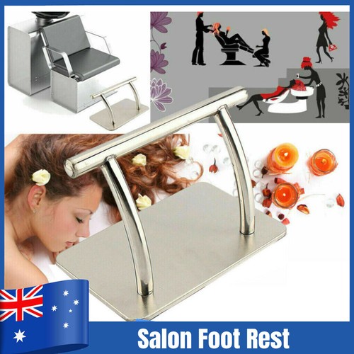 Stainless Steel Footrest Barbers Hair Chair Salon Foot Rest Equipment ...